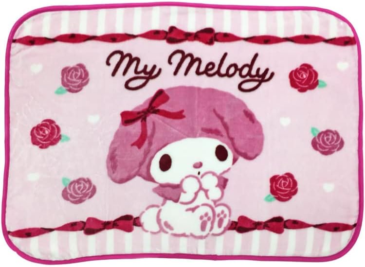 Amazon｜ケイカンパニー サンリオ ブランケット ボタン付き マイメロディ H70×W100cm CMY7-MM｜ひざ掛け・ハーフケット オンライン通販