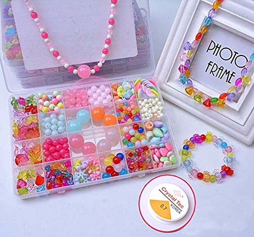 SYGA Beads for Kids Crafts Children's Jewellery Making Set Kit DIY ...