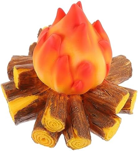 Amazon.com: Gnurhok Fake Campfire Night Light, 3D LED Fake Fire Pit ...