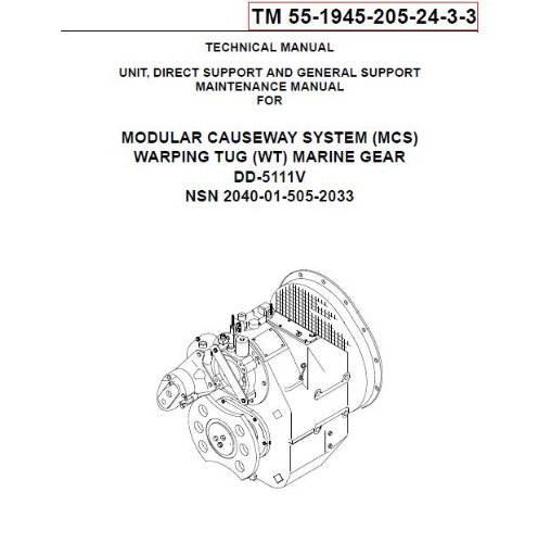 US Army, Technical Manual, TM 55-1945-205-24-3-3, MODULAR CAUSEWAY ...