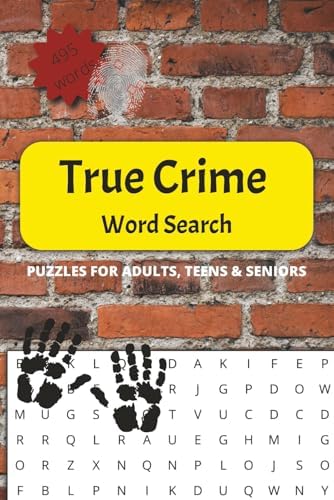 True Crime Word Search Puzzle Book: Word Searches with Easy to Read ...