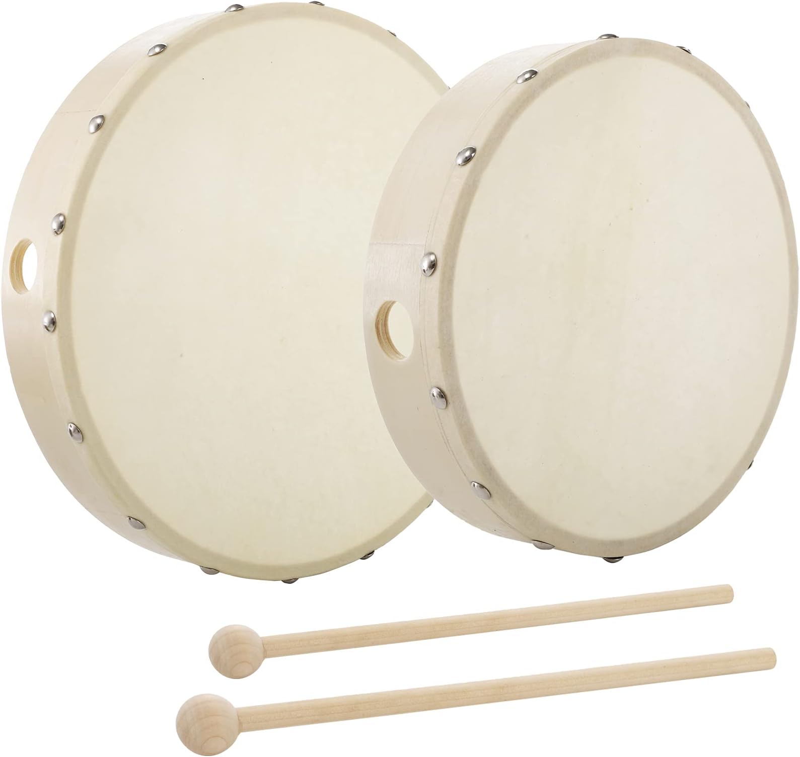 Amazon.com: Foraineam 12 Inch & 10 Inch & 8 Inch Hand Drum Percussion ...
