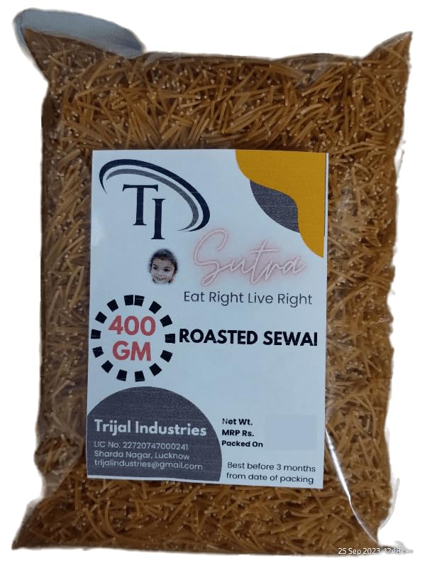 TRIJAL Roasted Seviyan/Natural Vermicelli Semiya/Sevaiya/Sevai/Semoi ...