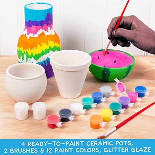 Made By Me Paint Your Own Ceramic Pottery, Fun Ceramic Painting Kit for ...