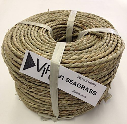 Amazon.com: #3-3/16" Twisted Seagrass Rope | 1 Pound Coil | Sea Grass ...