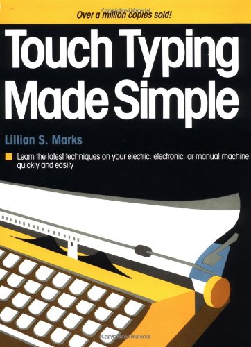 Touch Typing Made Simple: Marks, Lillian S.: 9780385194266: Amazon.com ...