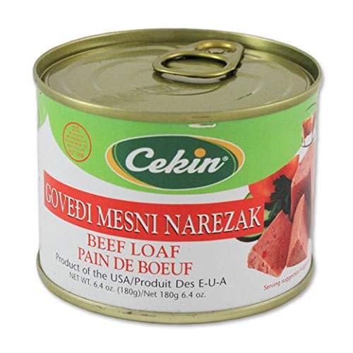 Amazon.com : Beef Patty Loaf (Cekin) 7oz (200g) : Gourmet Food ...
