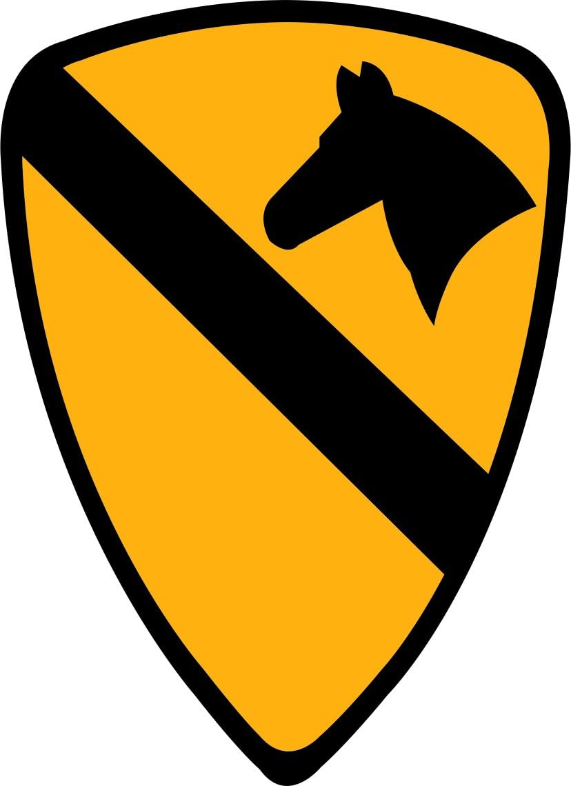 Amazon.com: Two Pack 1st Cavalry Division Sticker Decal Self Adhesive ...