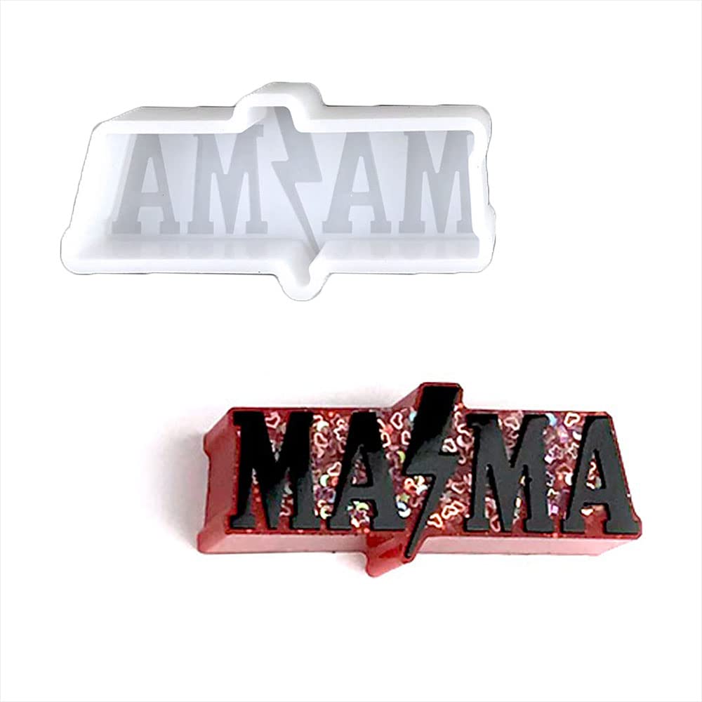 Amazon.com: Duawenki Lightning Mama Shape Car Freshie Silicone Mold for ...