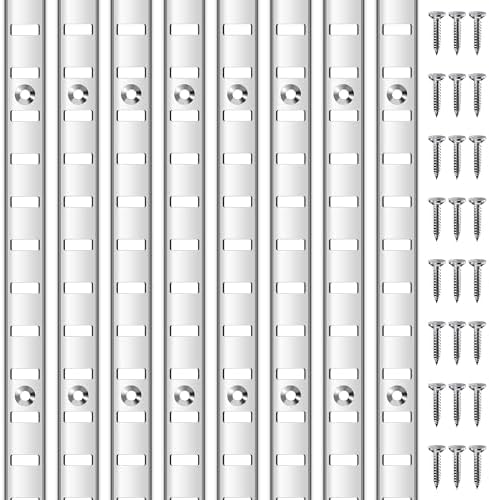 Amazon.com: 12 Pcs 36 Inch Shelf Pilaster,Adjustable Shelf Brackets ...