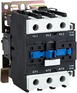 Amazon.co.jp: CJX2-4011 4001 AC Contactor 40A 3 Phase 3 Pole NO Coil Voltage 380V 220V 24V 50Hz ...