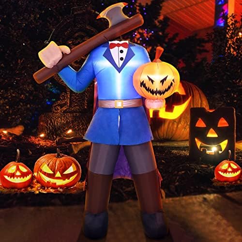 Amazon.com: Joiedomi 8 Ft Halloween Inflatables Outdoor Decorations ...