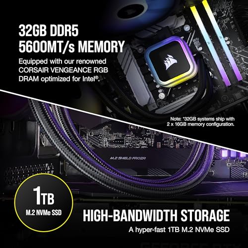 Corsair Vengeance i7400 Series Gaming PC - Liquid Cooled Intel® Core ...
