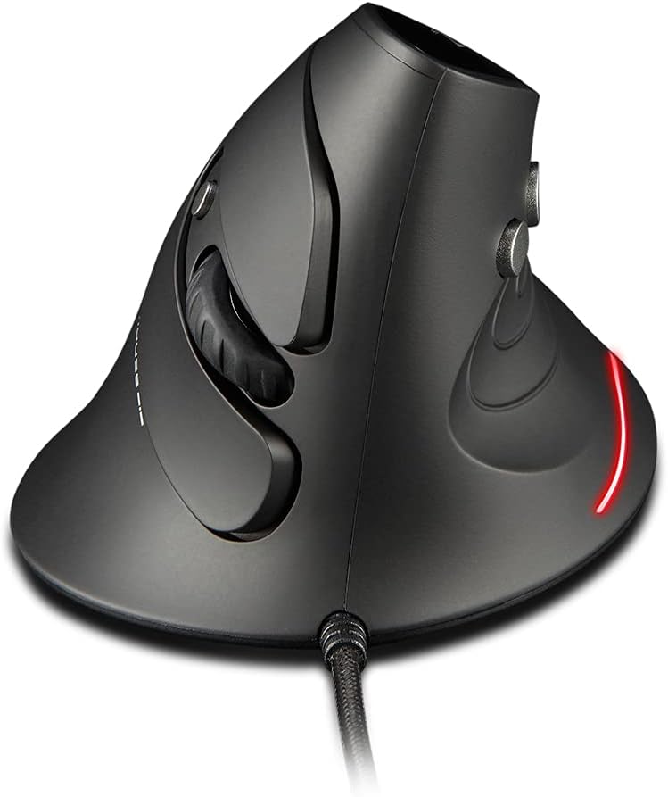 zelotes Ergonomische Maus mit Joystick,10000DPI,11 Programmierbare ...