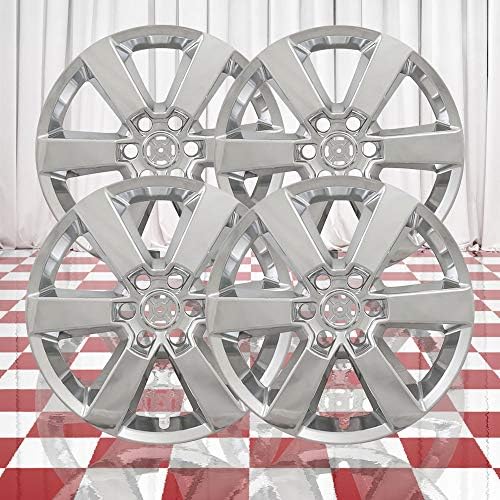 Amazon.com: Brighter Design Set of 4 Front and Rear Chrome 6 Spoke for ...