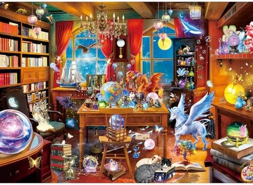 Amazon.com: Chalzidar 1000 Piece Puzzles for Adults,Magic Laboratory ...