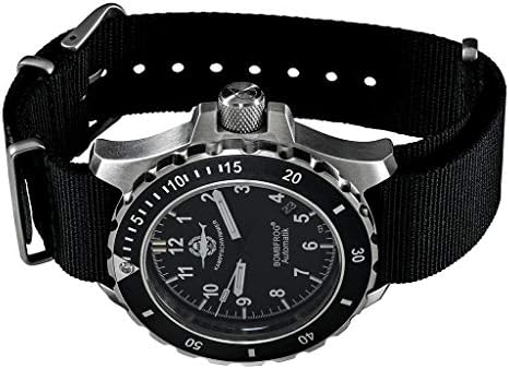 Herren Taucheruhr Automatik 500 m Tritium | BOMBFROG Kampfschwimmer ...