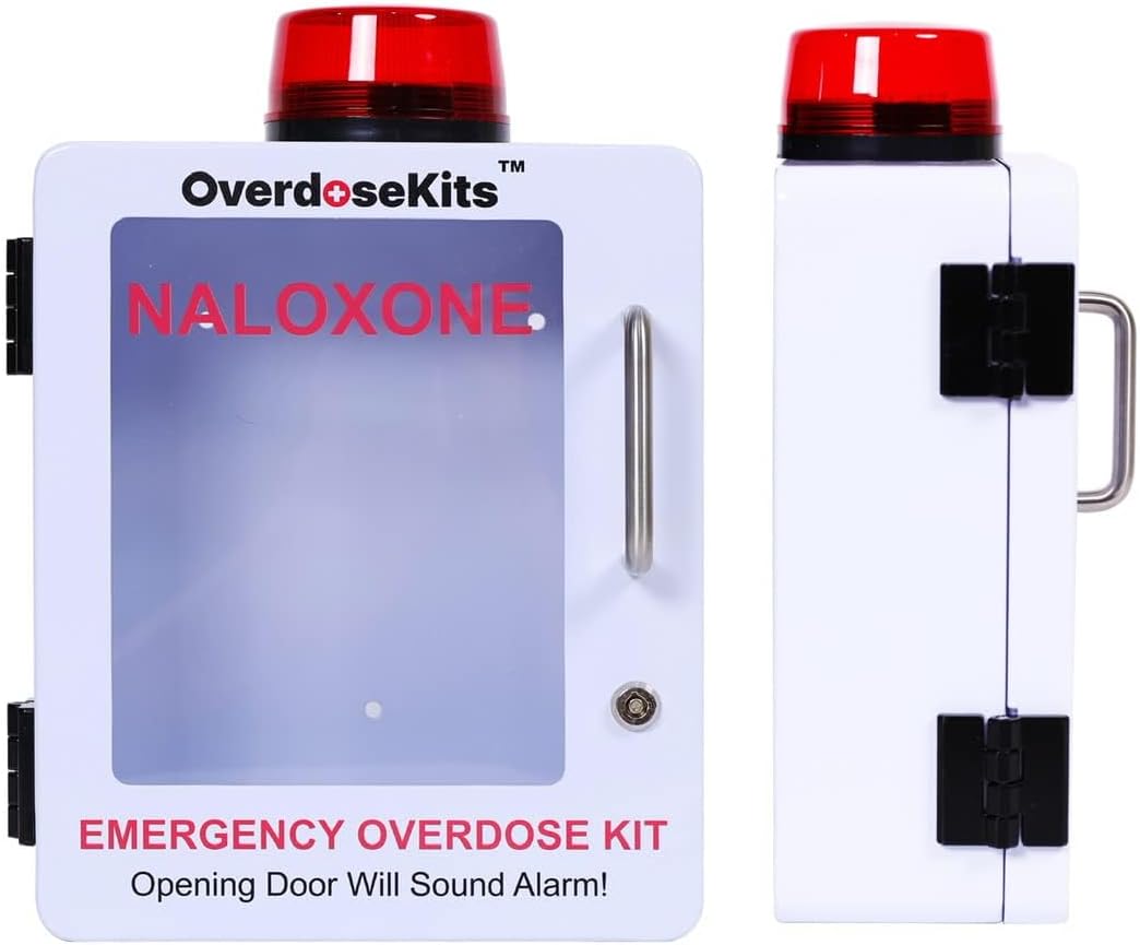 Amazon.com: Naloxone Overdose Emergency Kit Cabinet - Includes Alarm ...