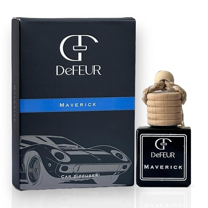 Defeur Maverick 10ML Glass Bottle Hanging Car Perfume With Wooden ...