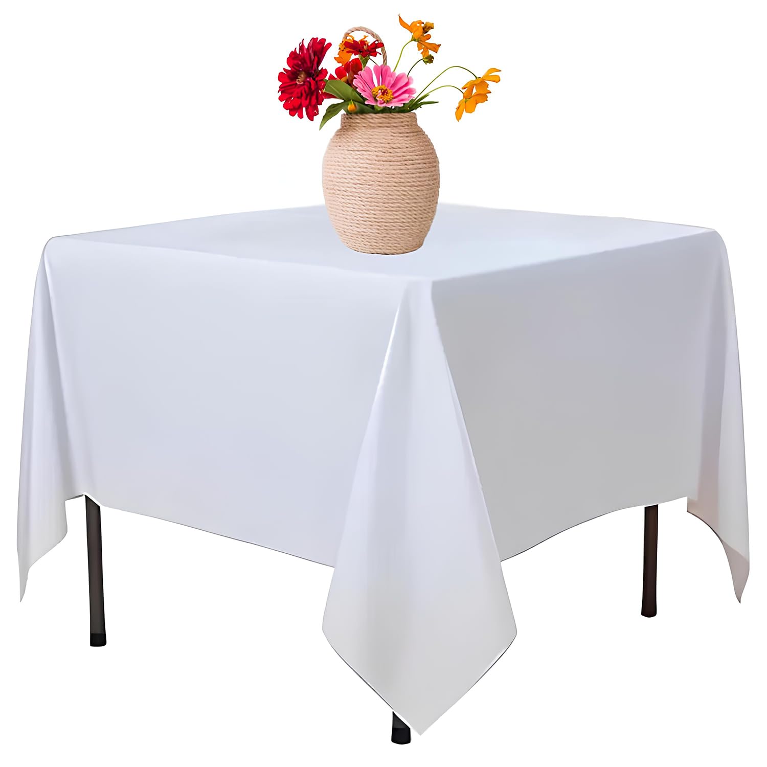 Elegant Event Essentials-Polyester Square Table Plain Cloth/Cover – For ...