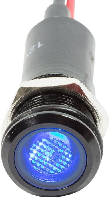 Amazon.com: Alpinetech PLB12M 12mm 1/2" 120V AC LED Metal Signal ...