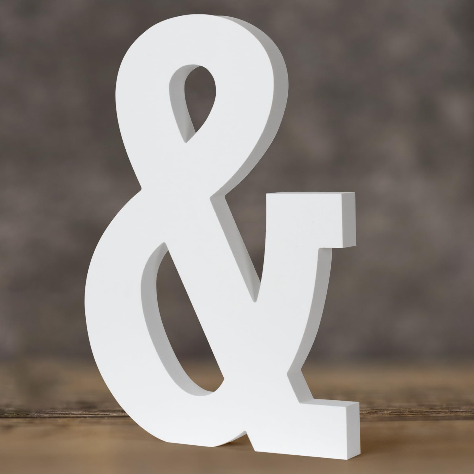 Snapklik.com : 15 Inch White Wood Letters, Extra Large Unfinished ...