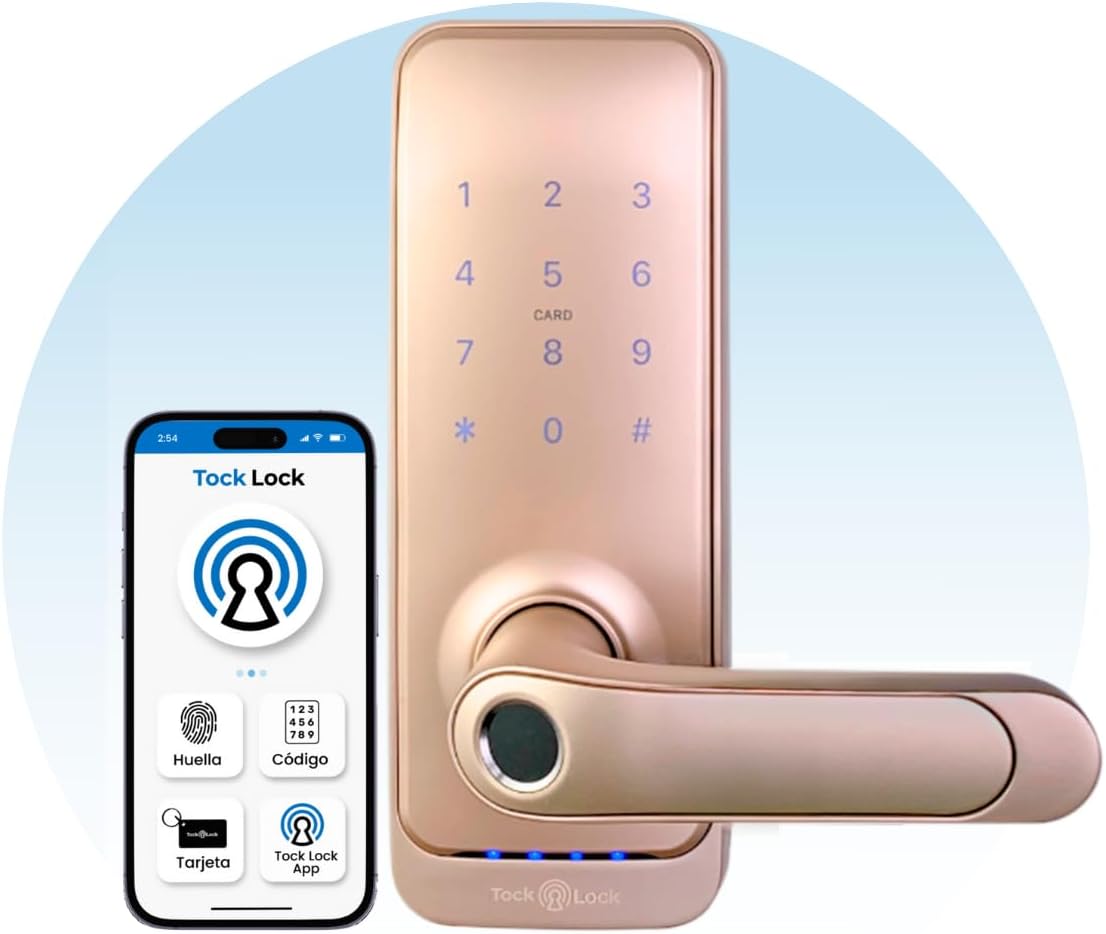 Tock Lock - Cerradura inteligente | Chapa digital 5 métodos de acceso ...
