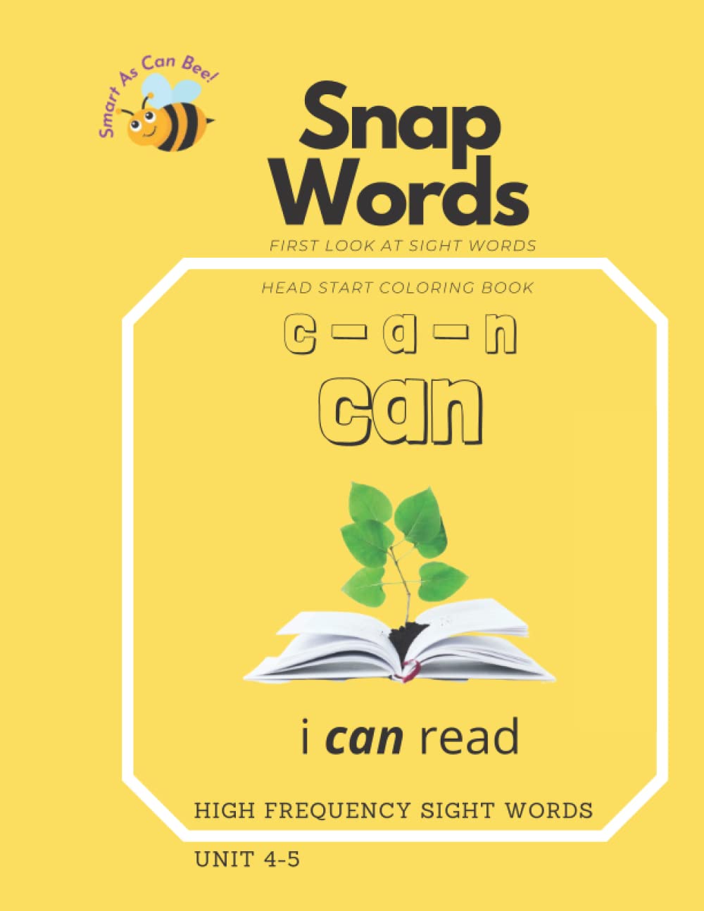 Buy Snap Words: First Look At Words Unit 4-5: Head Start Coloring Book ...
