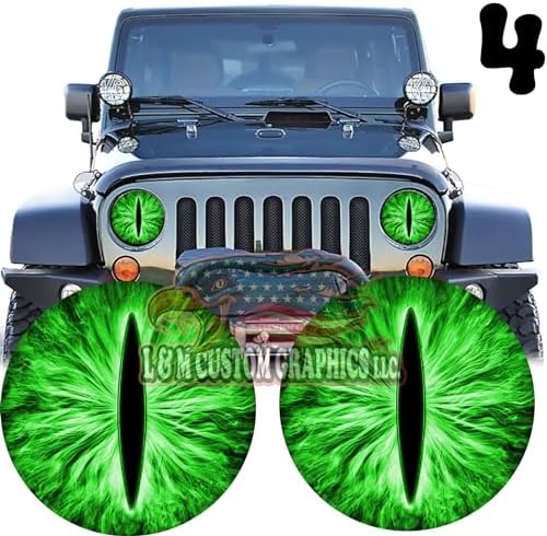 Amazon.com - Headlight Decals cat Eyes (7 Inch)