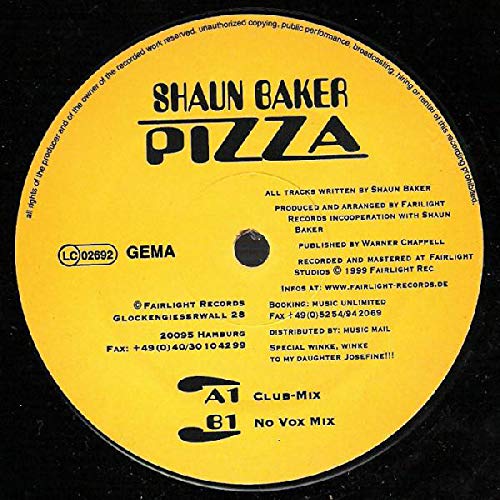 Amazon.com: Pizza: CDs & Vinyl