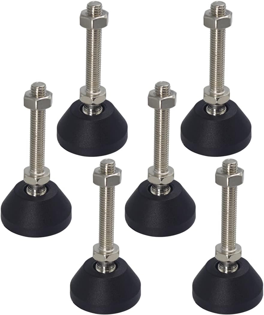 Amazon.com: Wolfride 6pcs Leveling Feet Adjustable Furniture Levelers ...