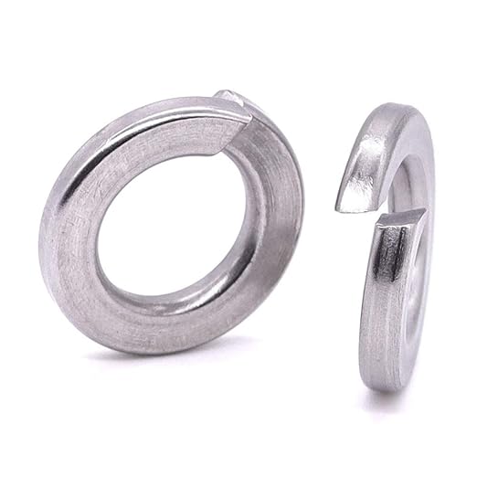 M8 Split Lock Washer Spring Lock Washer 100 of Pack, Stainless Steel ...