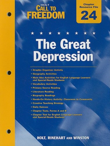Amazon.com: Holt Call to Freedom Chapter 24 Resource File: The Great ...