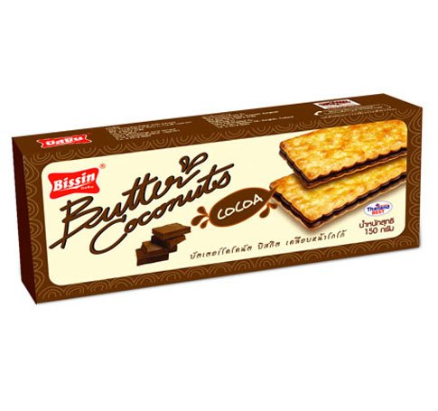 Amazon.com: Bissin Butter Coconut Crackers with Cocoa : Grocery ...