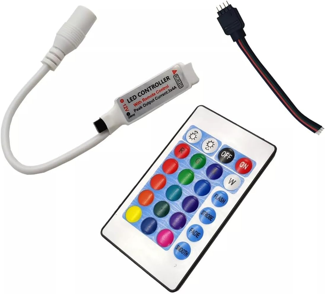 Controlador Remoto para Tira RGB 5V-12V | Control Inteligente con ...
