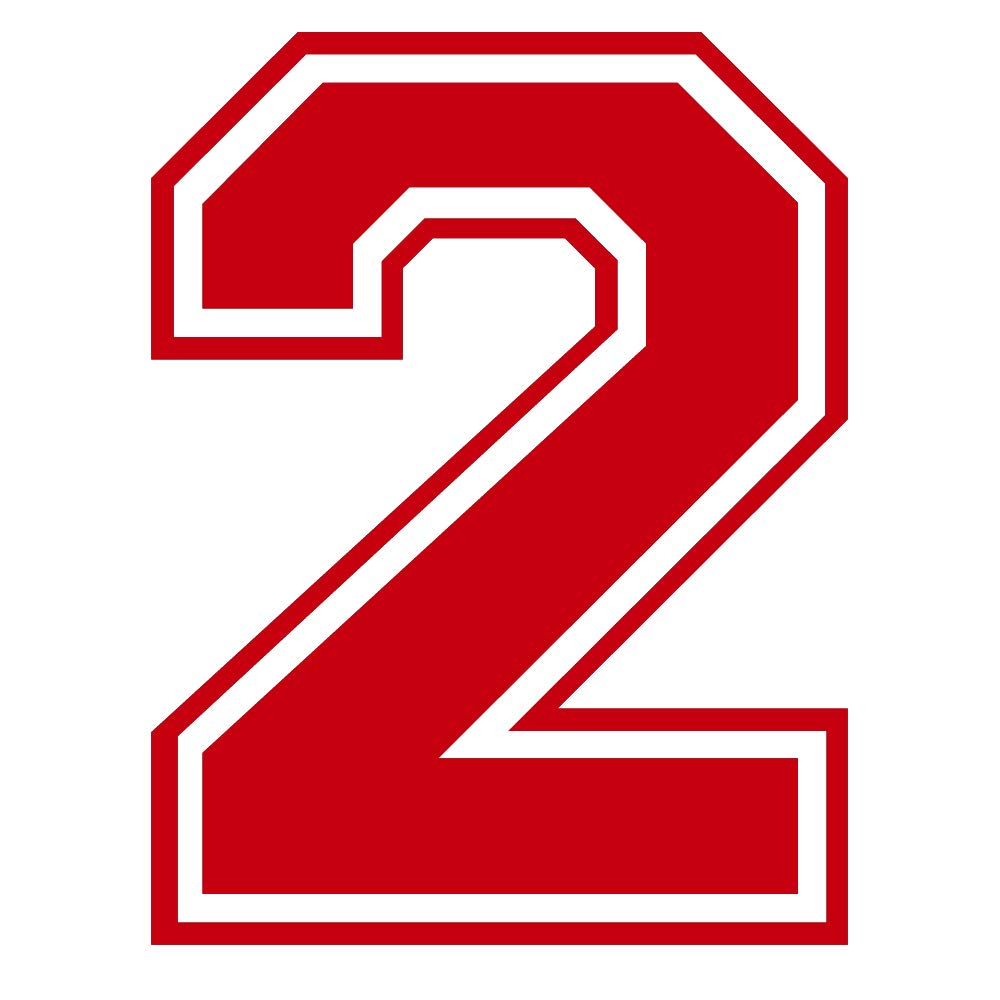 Varsity Font Numbers