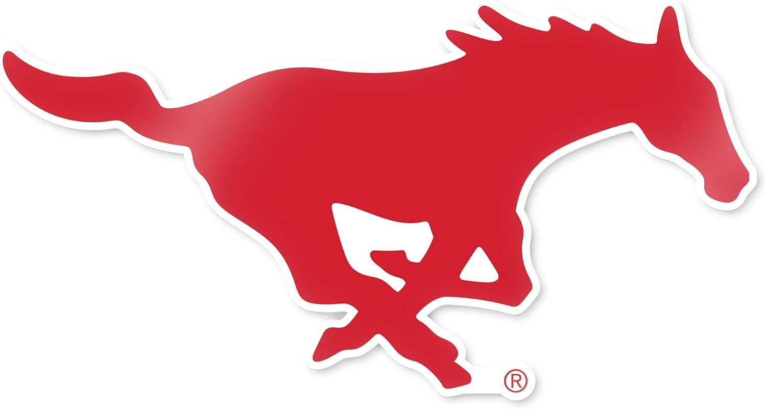 Amazon.com: Southern Methodist University SMU Mustangs Vinyl Decal ...