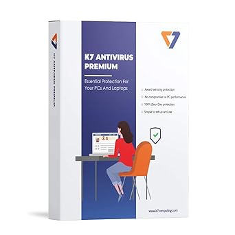 K7 Security K7, Antivirus Premium, 1 User, 1 Year, Email Delivery In 30 ...
