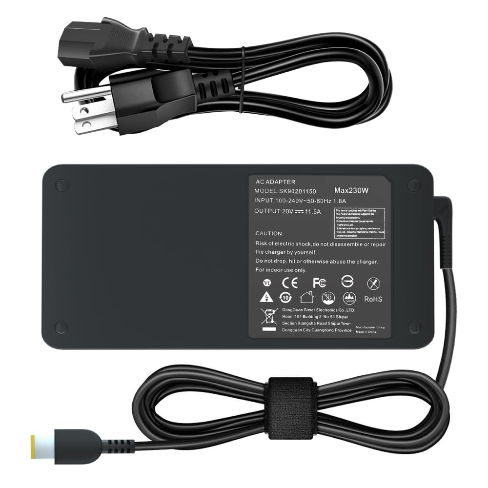 Amazon.com: 230W Charger for Lenovo Legion 5 Laptop - Fit for Lenovo ...