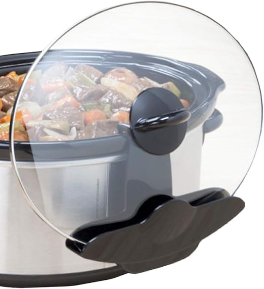 Amazon.com: Lid Pocket Slow Cooker Lid Holder | Fits Most Slow Cookers ...