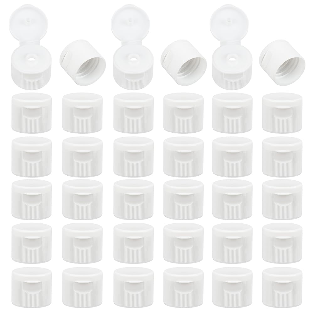 Amazon.com: OLYCRAFT 36Pcs White Flip Top Caps 1 Inch thick Plastic ...