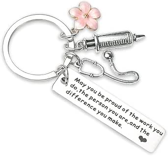 Doctor Nurse Graduation Gift Keychain Inspirational Medical Nursing ...