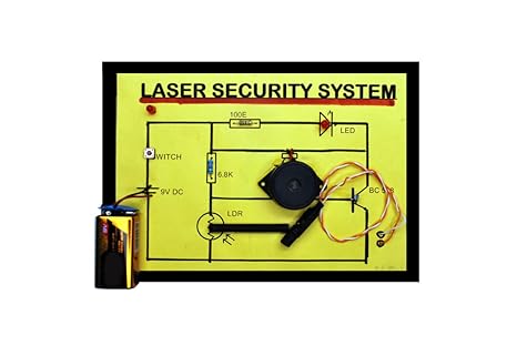 DSS Laser Security System Circuit Diagram on PCB for Multipurpose Use ...