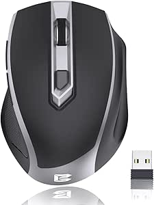 Amazon.com: WolfLawS Mouse inalámbrico para juegos – USB inalámbrico de ...