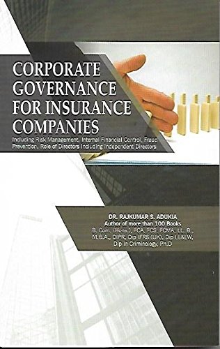 Amazon.in: Buy Corporate Governance For Insurance Companies Book Online ...