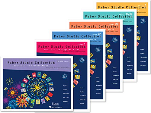 Faber Piano Adventures Faber Studio Collection Books Set (6 Books ...