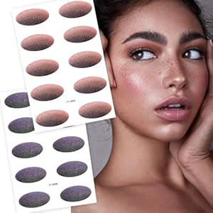Amazon.com : 20pcs Eye Shadow Temporary Tattoo Stickers - Sparkling ...