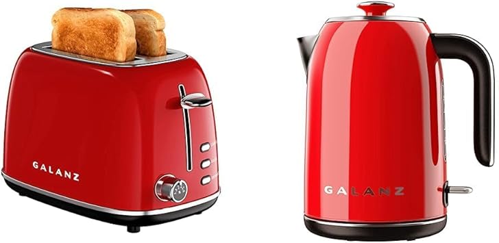 Amazon.com: Galanz Retro Breakfast Set, Galanz 1.7 L Retro Electric ...