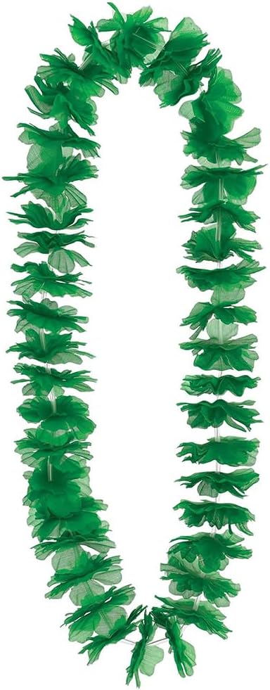 Amazon.com: Amscan Festive Green Lei (1 Pc.) - 40" - Vibrant & Colorful ...