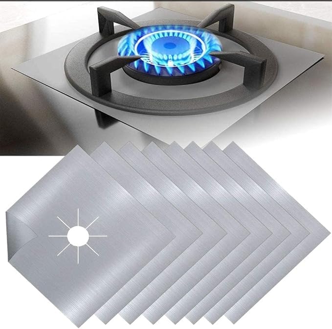 Kiroolpa Heat-Resistant Gas Stove Protectors | Reusable Gas Stove ...